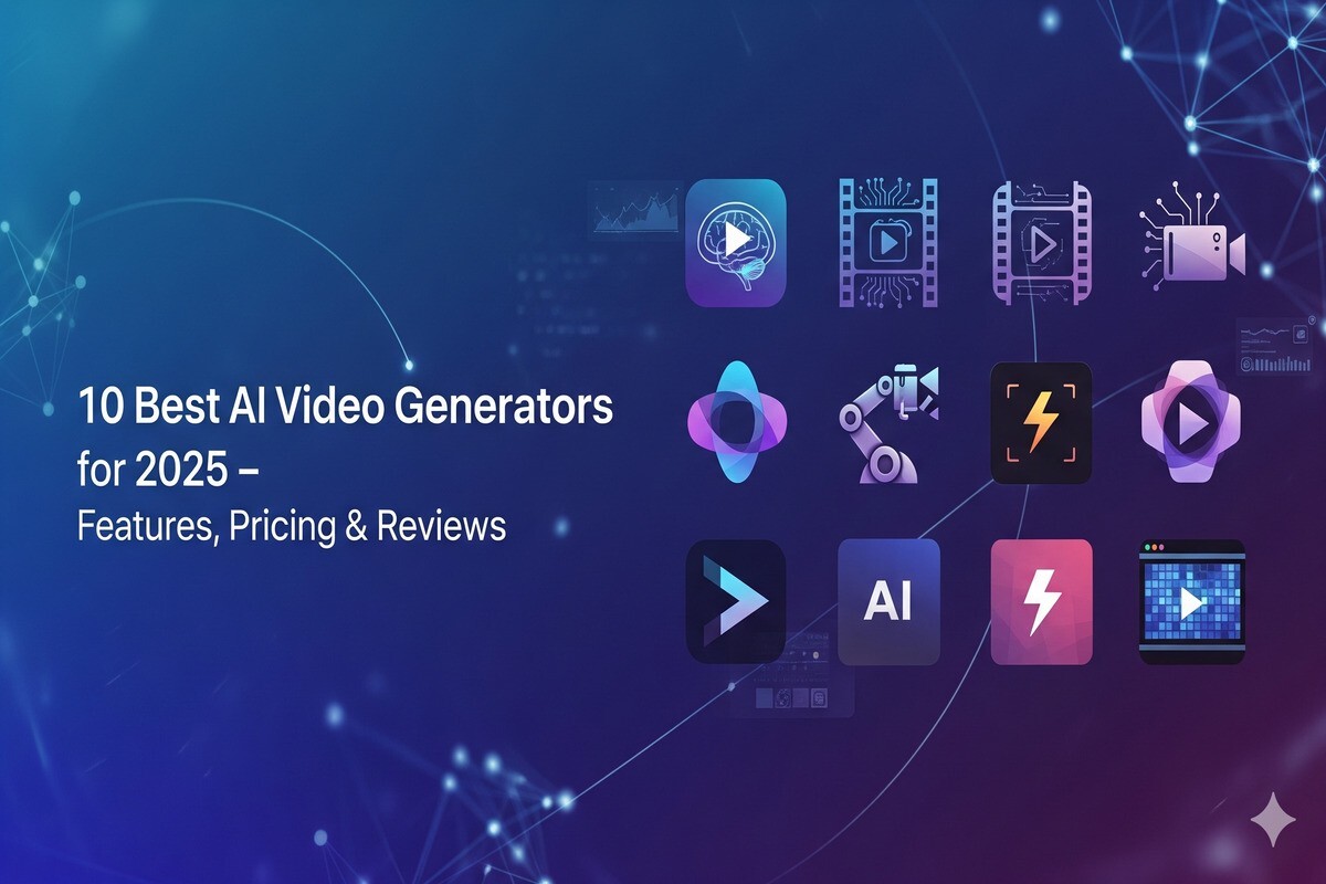 10 Best AI Video Generators For 2025 – Features, Pricing & Reviews